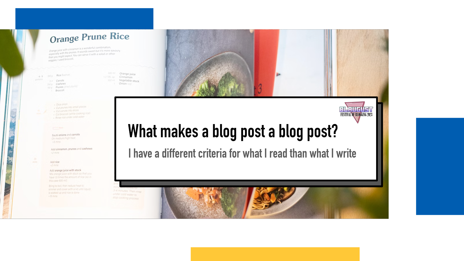 What makes a blog post a blog post? : Juha-Matti Santala